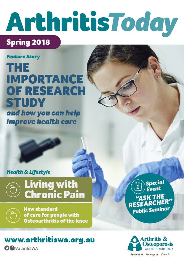 Arthritis Today Spring 2018 - Digital Version - Arthritis WA